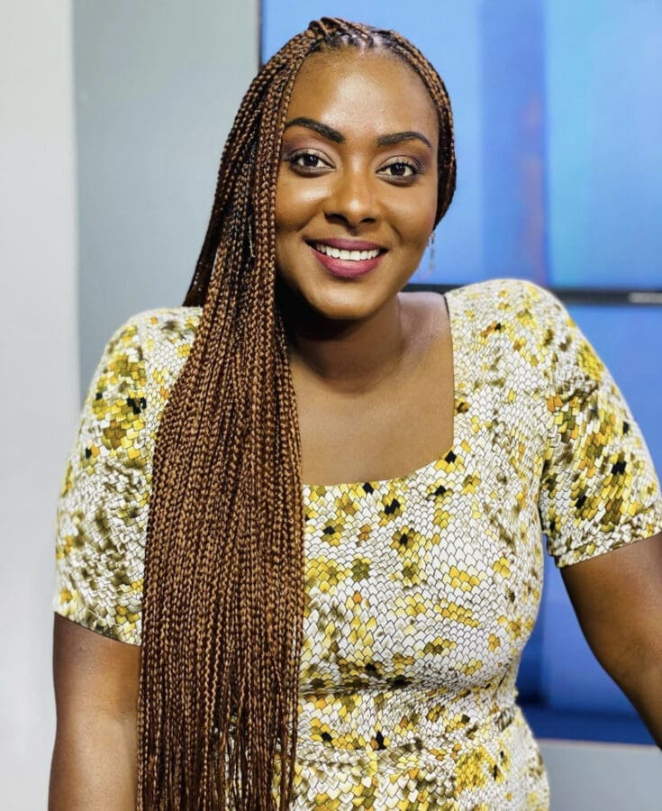 La sublime actrice Halima Gadji en compagnie du célèbre animateur Pape ...